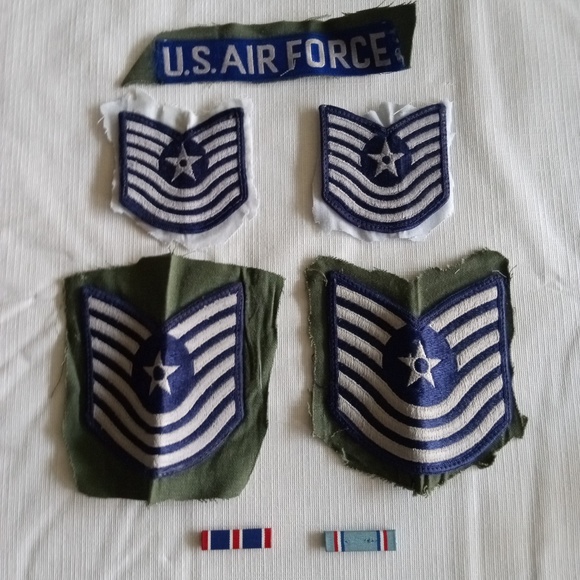 Air Force | Other | 7 Usaf Us Air Force Patches Wwii Ribbon Bars France ...